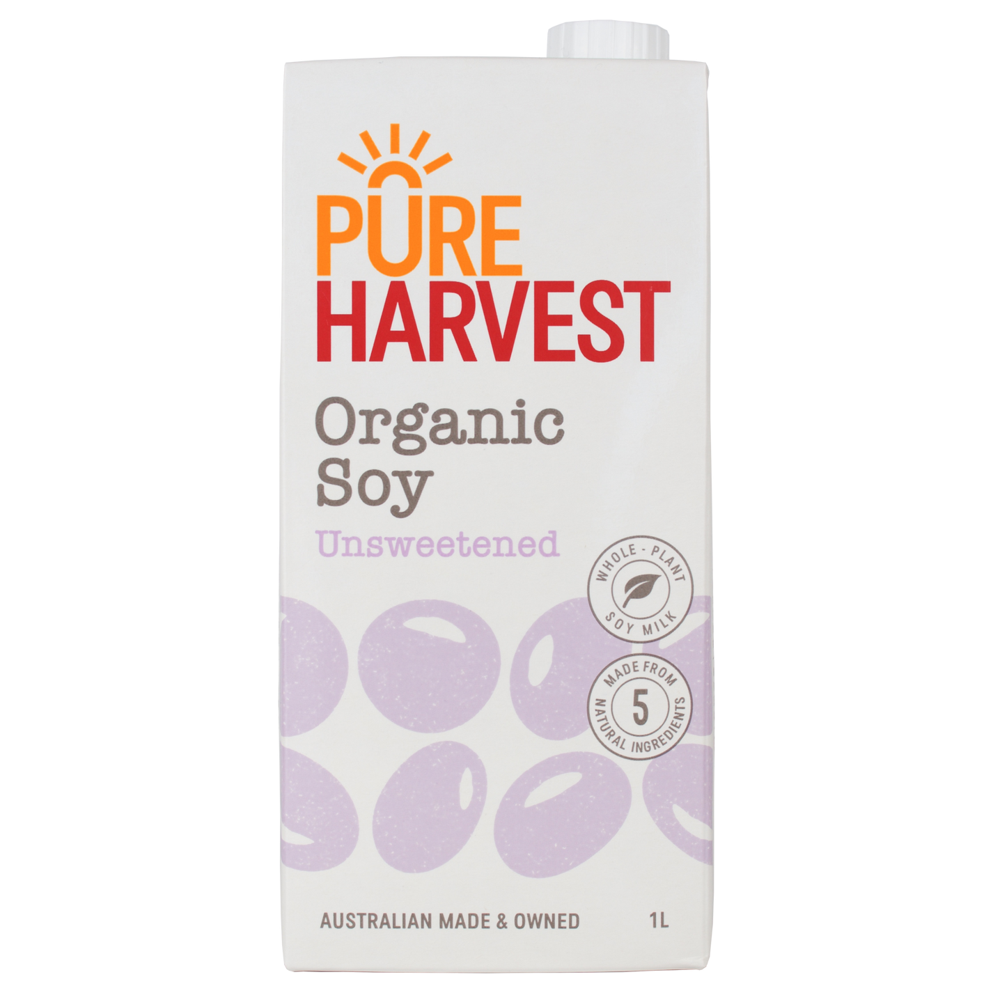 Pure Harvest Soy Milk Unsweetened 1lt – The Plantbased Pantry