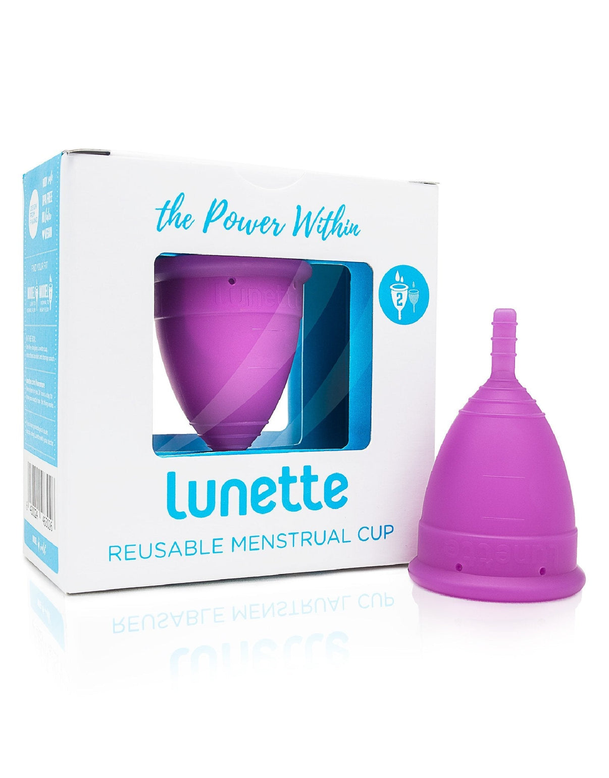 Lunette Menstrual Cup Purple Model 2 – The PlantBased Pantry