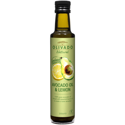 Olivado Natural Avocado Oil Lemon Infused 250ml – The PlantBased Pantry