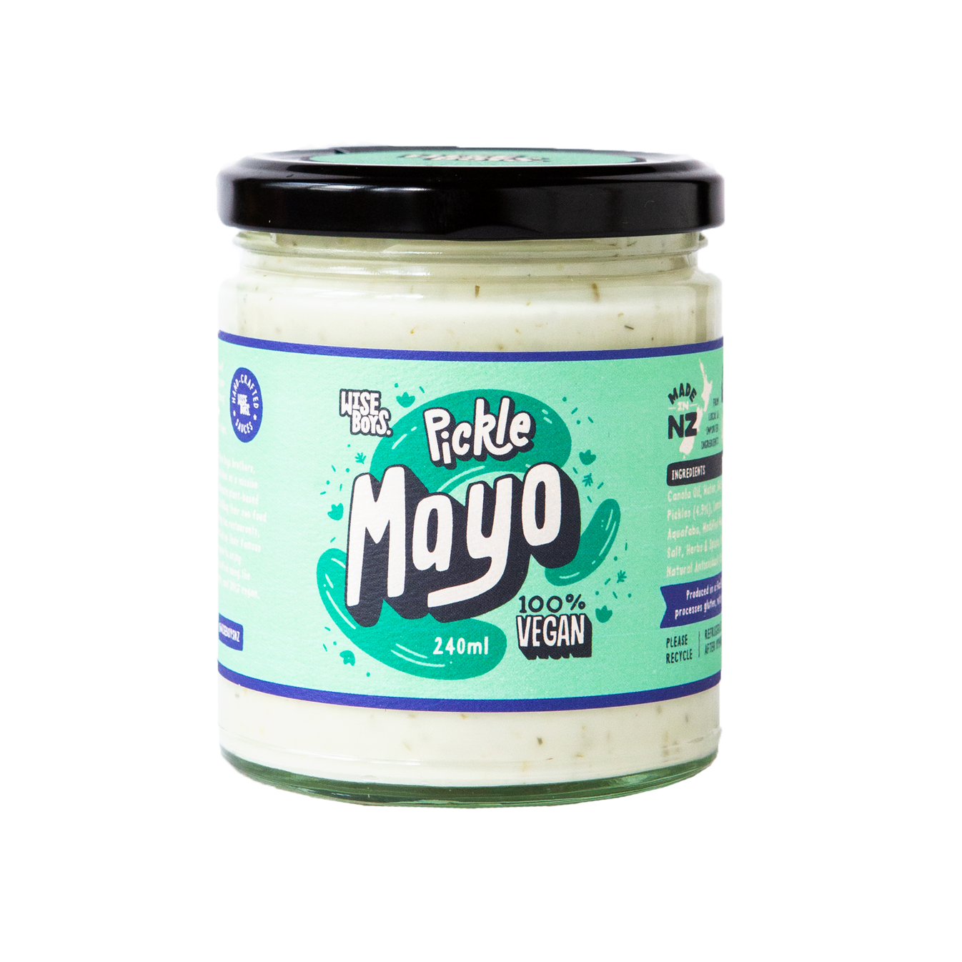 Wise Boys Pickle Mayo 240ml – The Plantbased Pantry